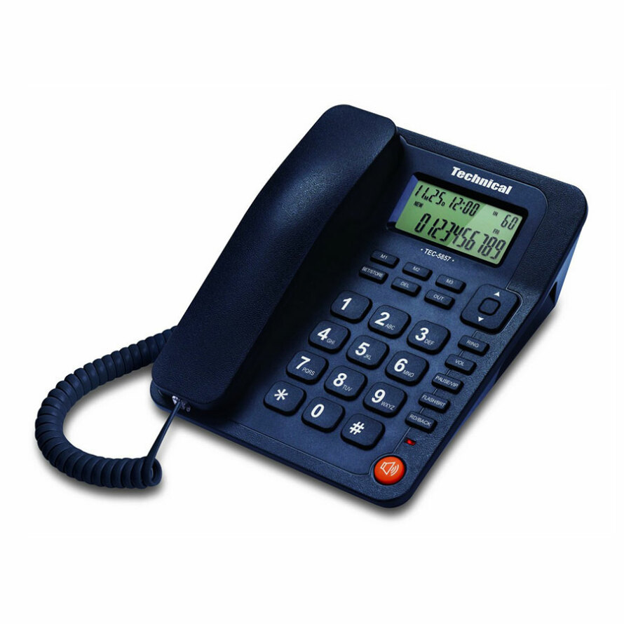 قیمت و خرید گوشی تلفن رومیزی تکنیکال TEC-5857| | لیون کامپیوتر