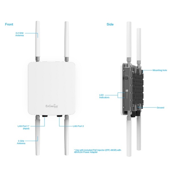 اکسس پوینت بی‌سیم اینجنیوس ENH710EXT | لیون کامپیوتر