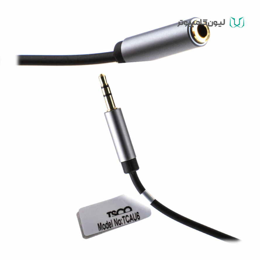 قیمت و خرید کابل 1 متری افزایش طول 3.5 میلی‌متری تسکو TC AU6 | لیون کامپیوتر