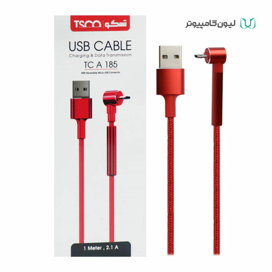 قیمت و خرید کابل 1 متری Micro USB تسکو TC A185 | لیون کامپیوتر